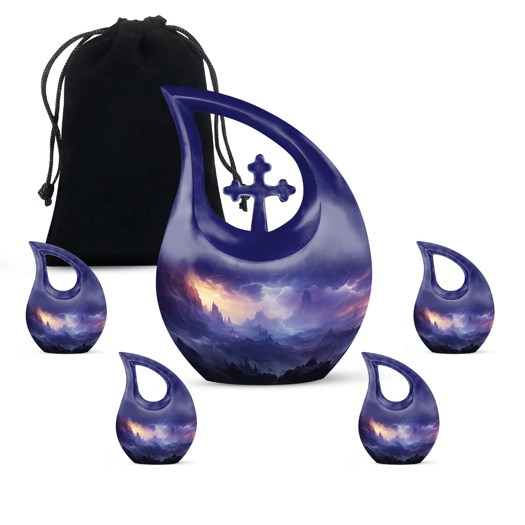 Aurora urn - urn for ashes adult male - ash urns for humans - cremation ...