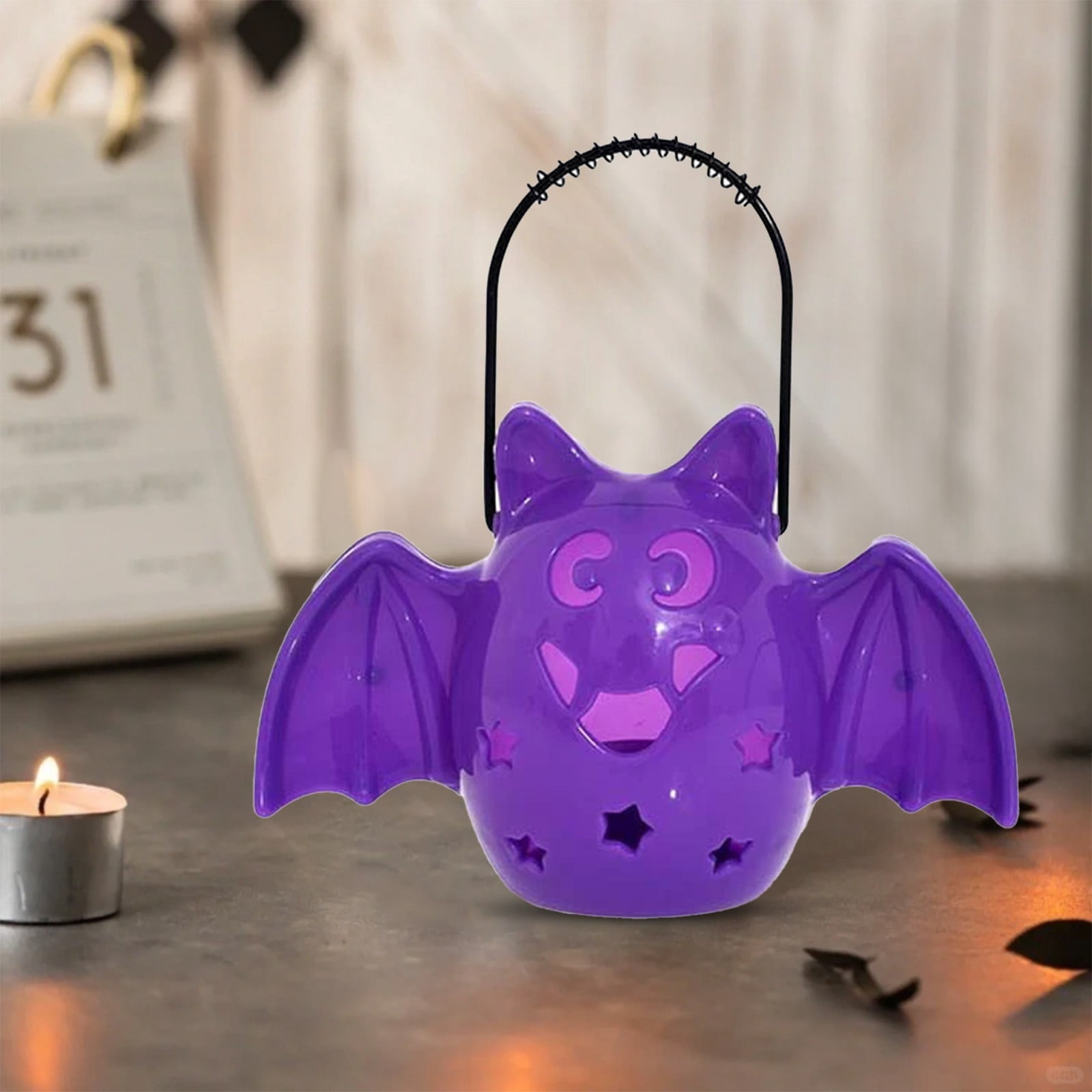 AuroraX 7.5-inch Halloween Lights Mini Bat Waterproof Lights Office ...