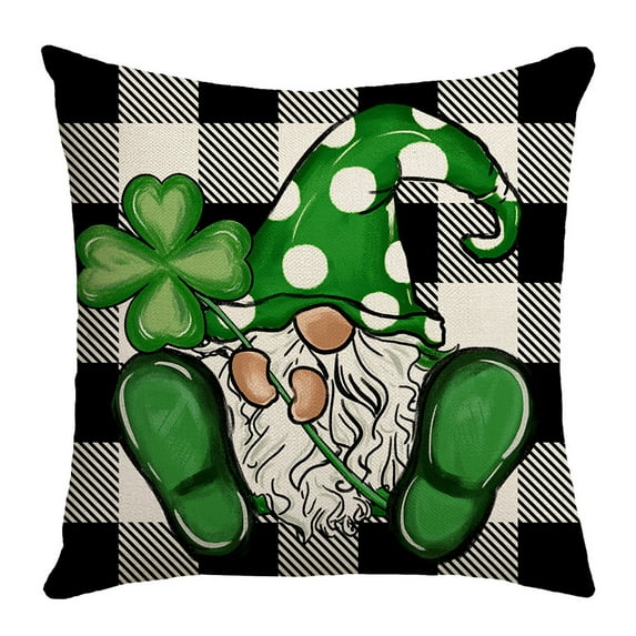 AuroraX Accent Throw Pillow Cover for Couch,18x18 inch St Patricks Day ...