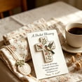 AuroraX Acrylic Pocket Cross Scripture Card Keepsake Bird Philippians ...