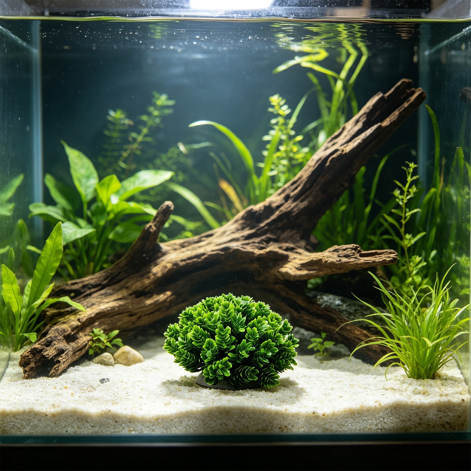 AuroraX Artificial Aquarium Plants Fish Tank Decor Fake Seaweed Green ...