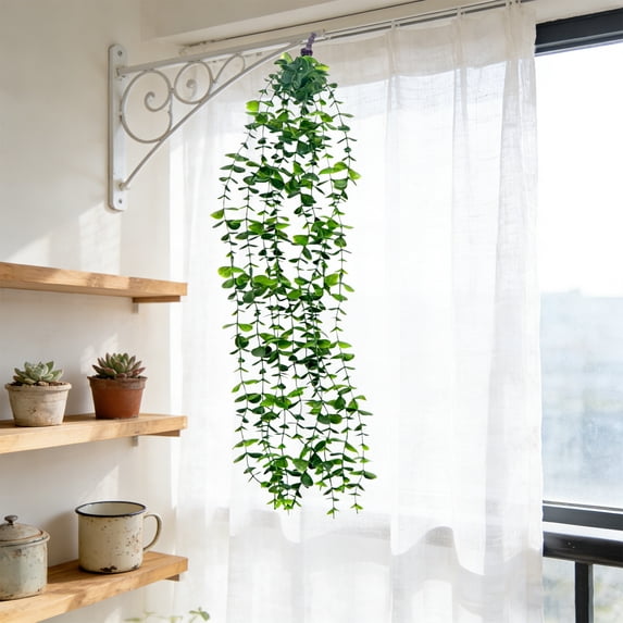 AuroraX Artificial Hanging Ivy Vines Faux Trailing Foliage Greenery ...