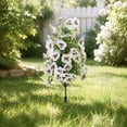 AuroraX Artificial Pansy Outdoor Shrubs Fake Pansy with Ground Stakes ...