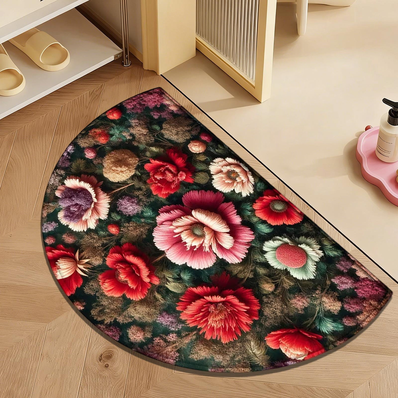 AuroraX Bathroom Floor Mat Decorations for Shower,Personalized 24x16 in ...