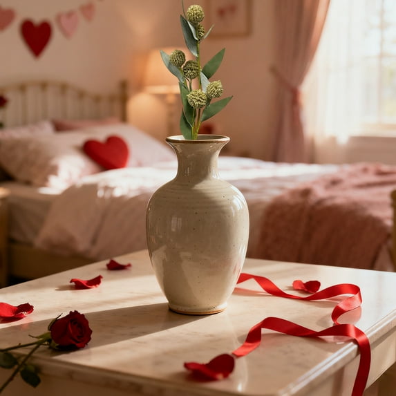 AuroraX Bedroom Artificial Flowers Indoor Decoration,Green Romantic ...