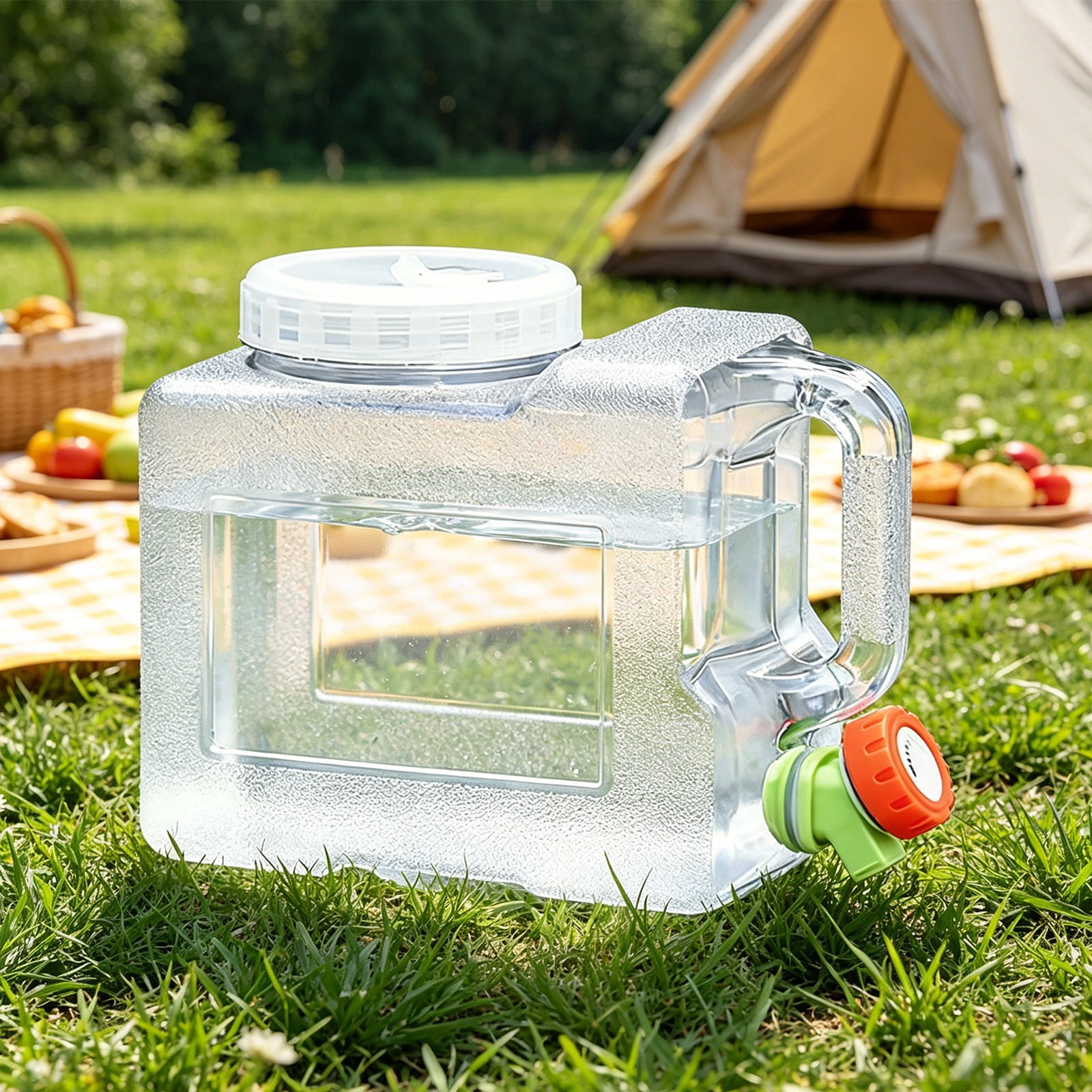 AuroraX Camping Water Jug with Tap Car Camping Water Dispenser BPA Free ...