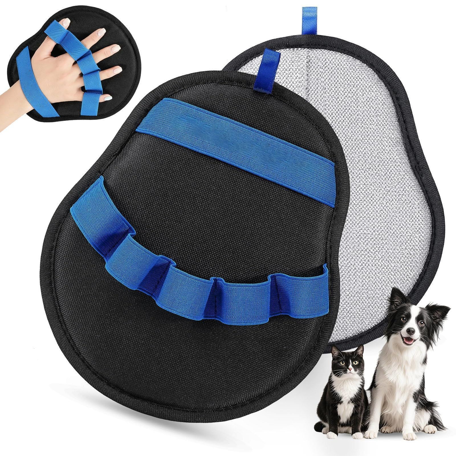 AuroraX Cat Pet Hair Glove Dog Electrostatic Magic Brush Pet Hair ...