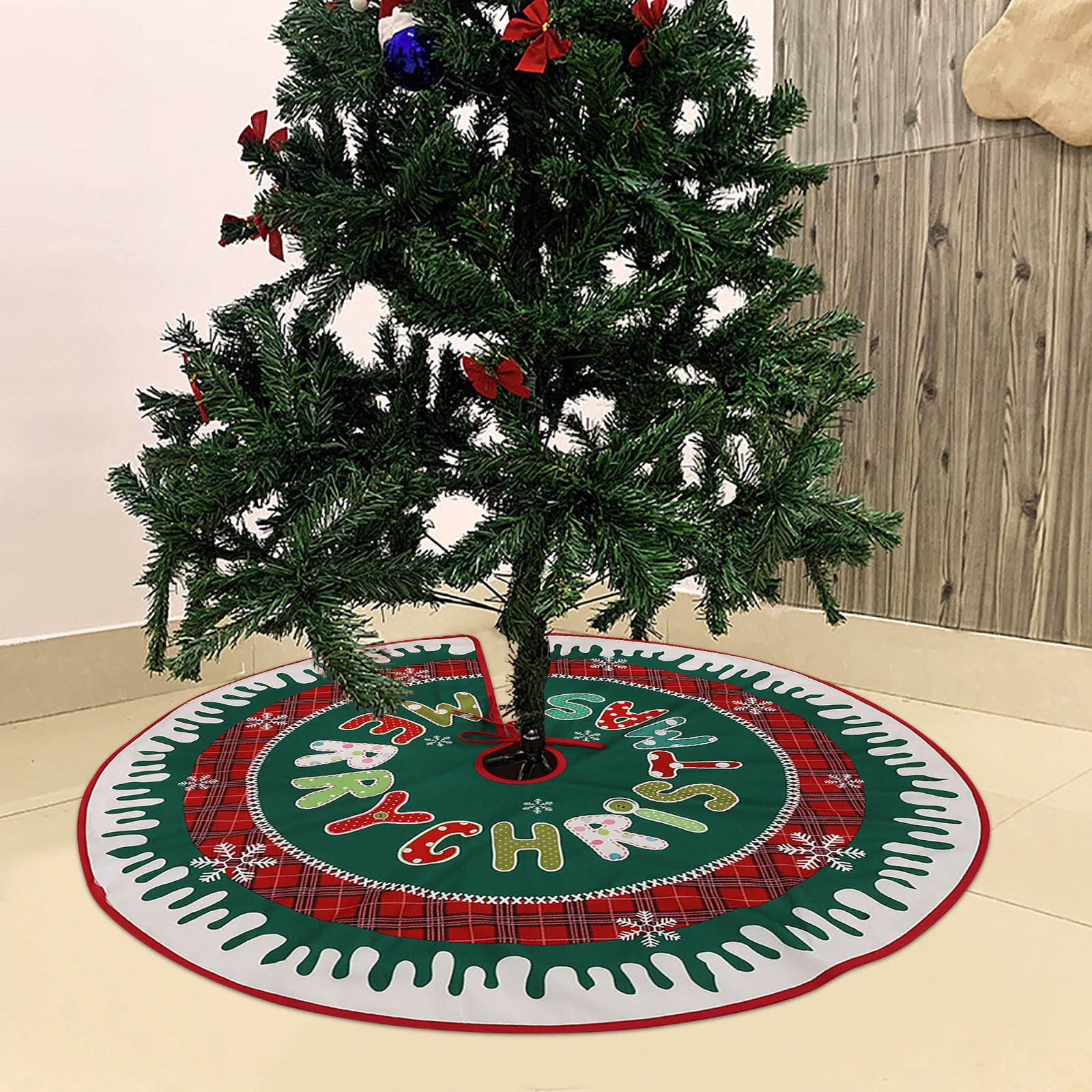 AuroraX Christmas Tree Skirts Soft Pretty Contemporary Cozy Christmas ...