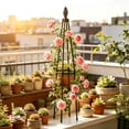 AuroraX Climbing Vines Plants Stand Outdoor Tall Metal Flower Rack ...