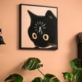 AuroraX Creative Cat Wall Clock Funny Hanging Clock Decor Silent ...
