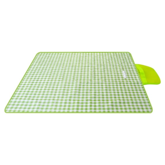AuroraX Foldable Gingham Picnic Blanket Outdoor 40" x 60" Sandproof ...