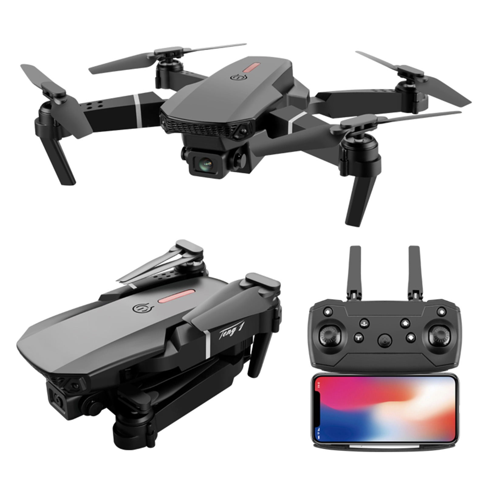 AuroraX Fpv Drone with Wifi and Dual Camera 1080p Hd Hover Drones with ...