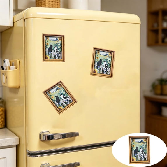 AuroraX Funny Animal Fridge Magnets Art Decor Refrigerator Magnets ...