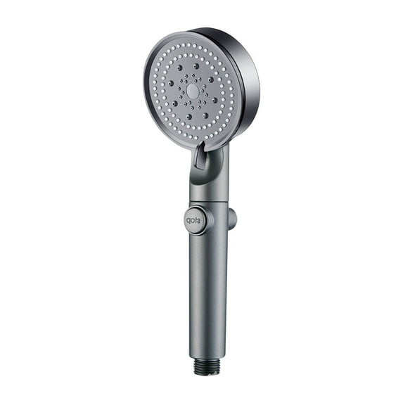 AuroraX Gray Shower Head,Adjustable 5 Spray Settings Handheld ...