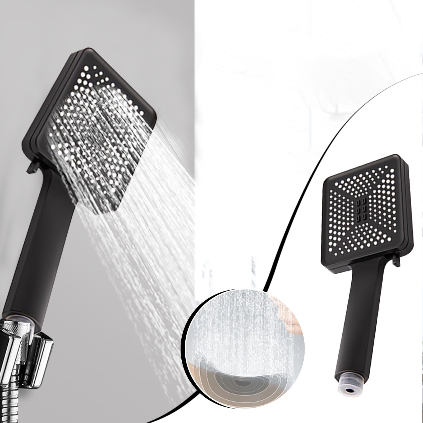 AuroraX HandHeld Shower Heads High Pressure Shower Head,6 Sprays Modes ...