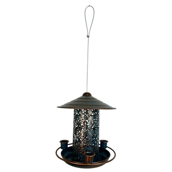 AuroraX Hanging Bird Feeder,Outdoors Waterproof Squirrel Proof Bird ...