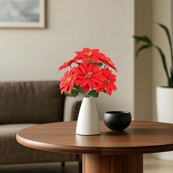 AuroraX Home Decoration Indoor Artificial Flowers,Romantic Fake Flowers ...