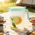 AuroraX Large Capacity Cold Water Pitcher Iced Tea Pitcher with Lid BPA ...