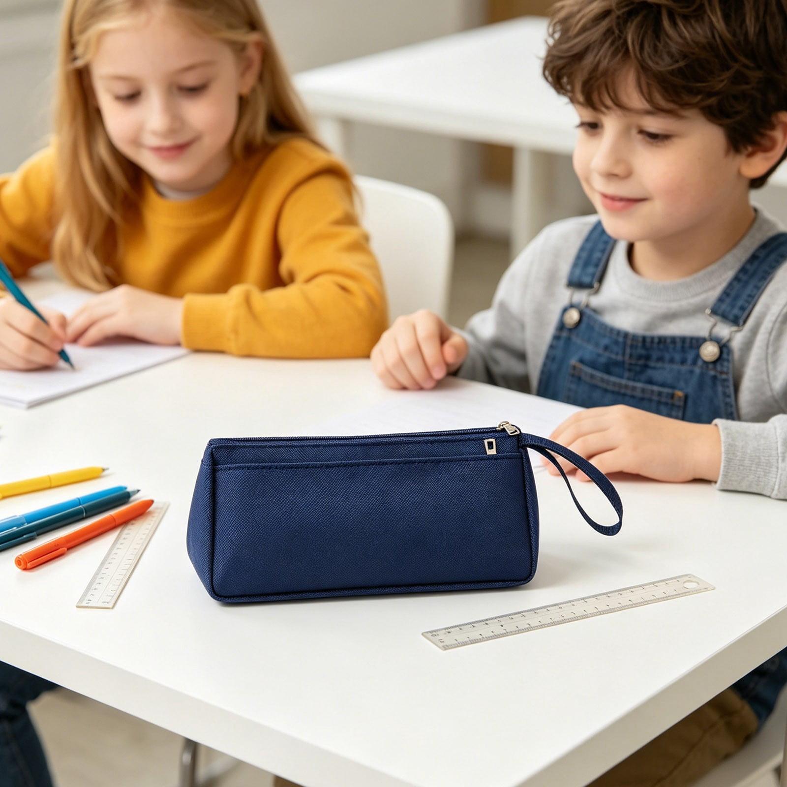 AuroraX Large Capacity Pencil Case Portable Pencil Pouch for Office ...