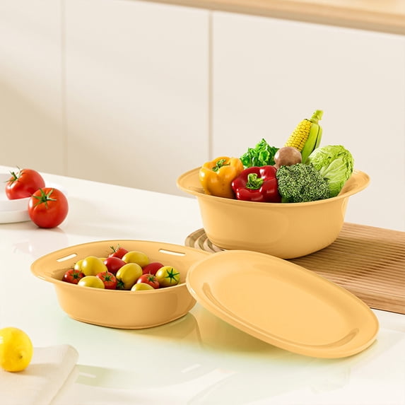 AuroraX Microwave Safe Colander Basket Fruit Rice Colander BPA Free ...