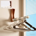 AuroraX No Drill Drying Rack Wall Mounted Clothes Rack White Heavy Duty ...