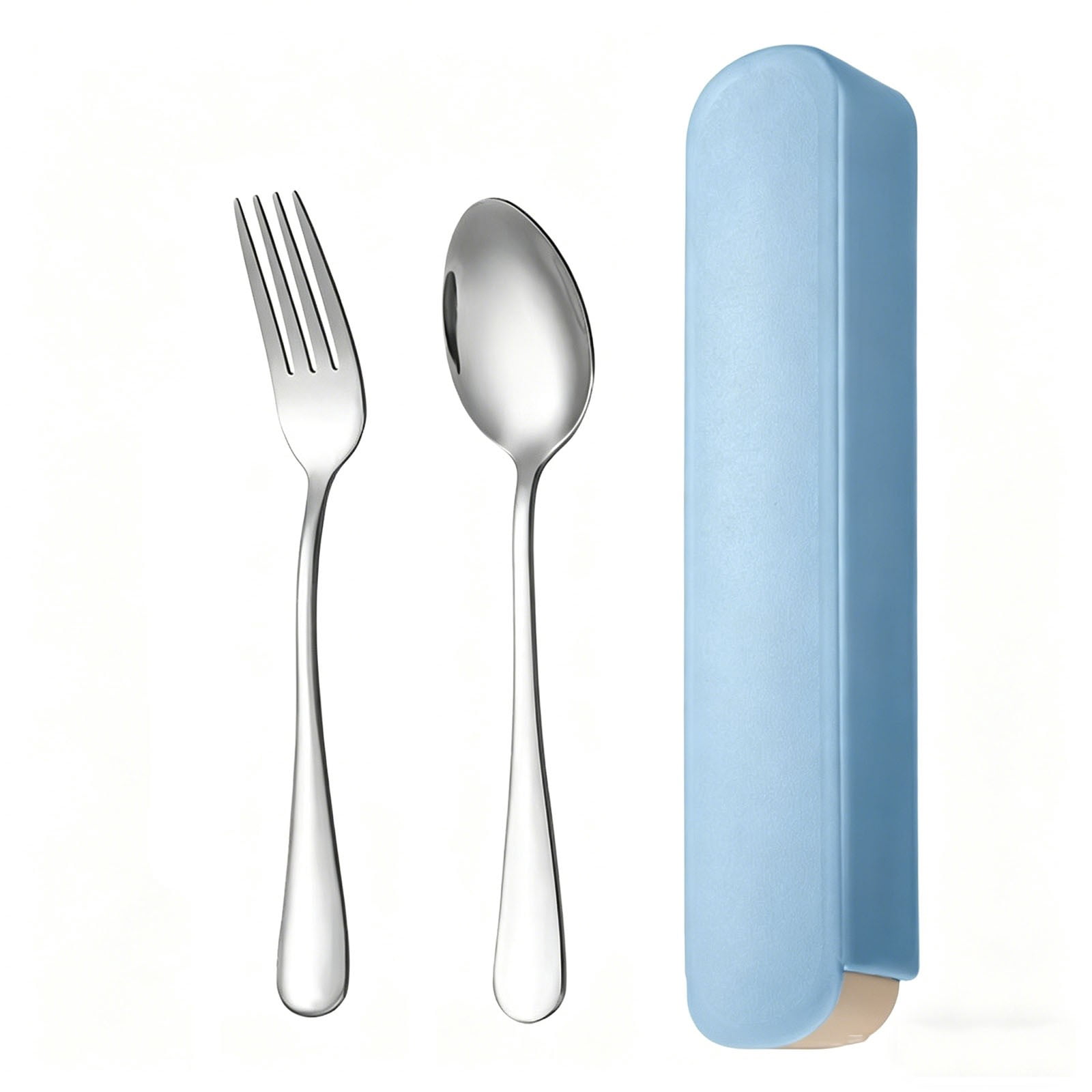 AuroraX Outdoor Stainless Steel Cutlery Set Portable Cutlery Set Mirror ...