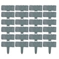 AuroraX Plastic Garden Edging Border 24 Pack Garden Border Easy Install ...