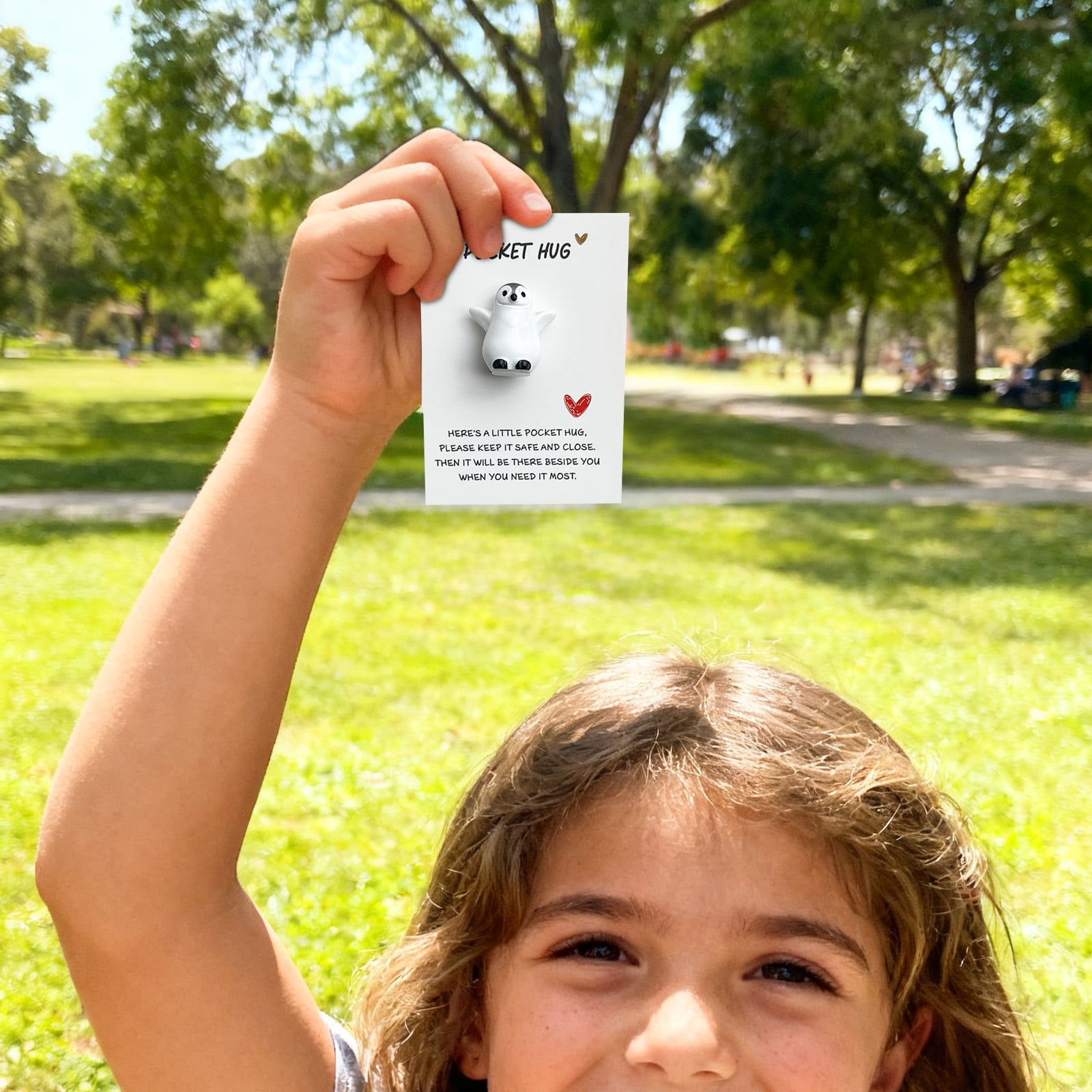 AuroraX Pocket Hug Token Gifts with Greeting Cards,Personalized Pop-Up ...