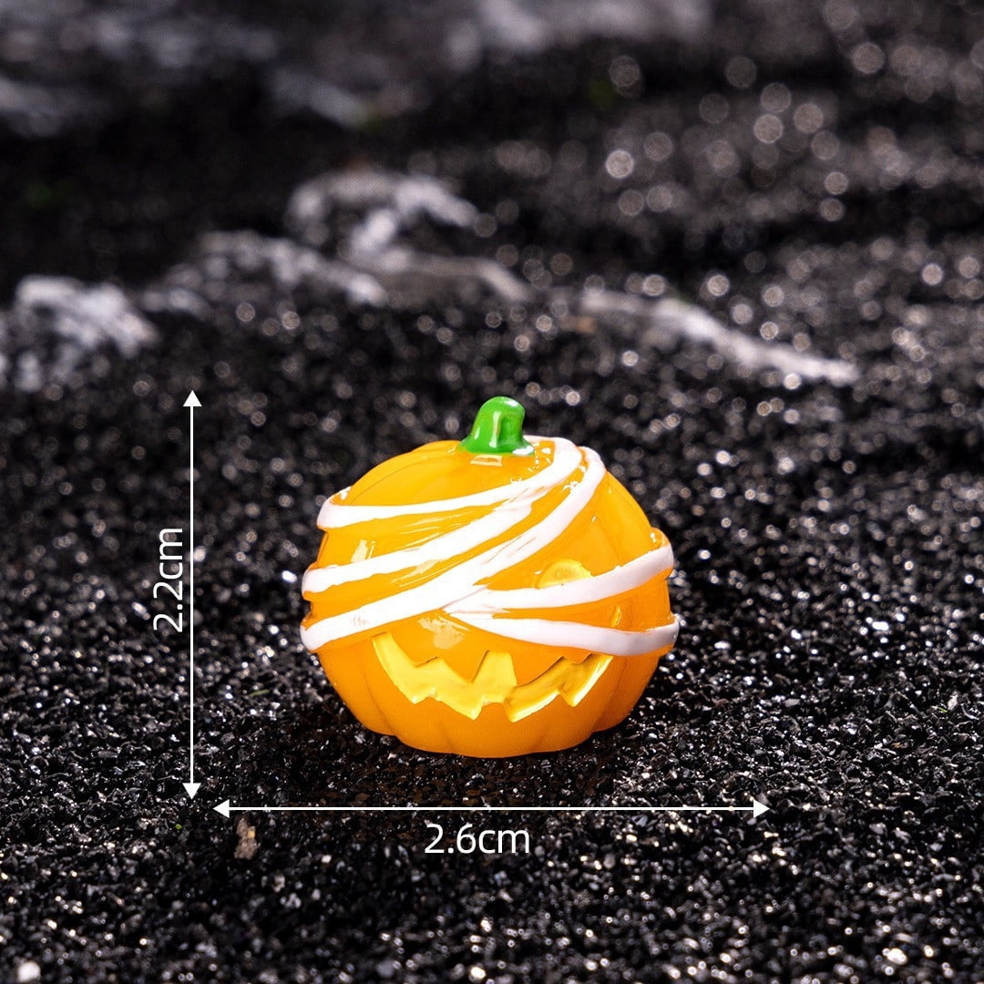 AuroraX Pumpkin Desk Decor,Small Glow-In-The-Dark Halloween Decorations ...