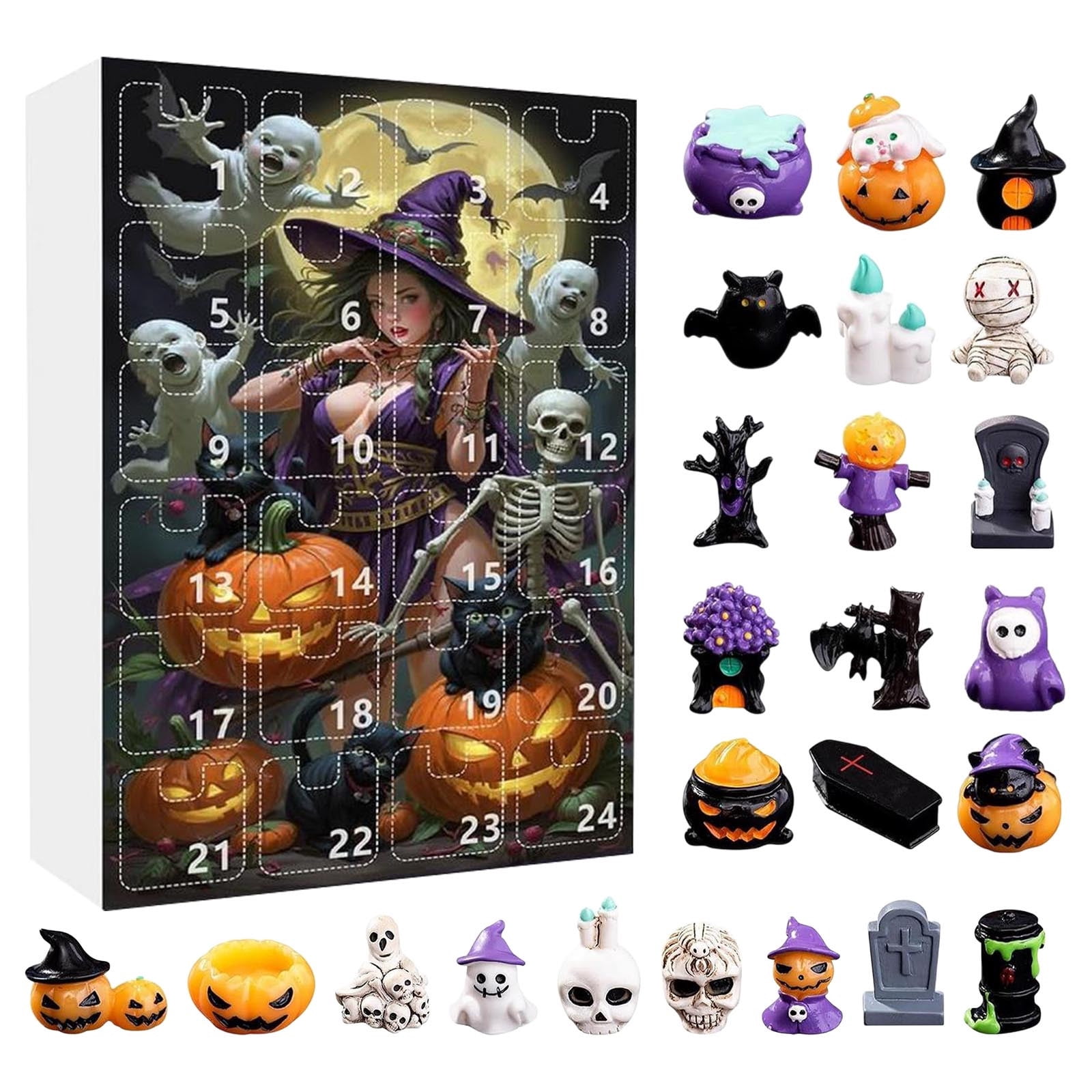 AuroraX Pumpkin/Ghost Advent Calendar 24 Days Halloween 2025 Hearth ...