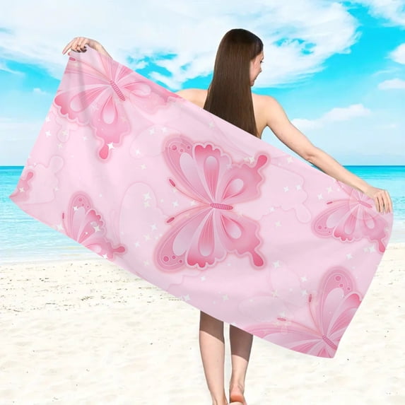 AuroraX Quick Dry Microfiber Beach Towel Sand Free Outdoor Towel Soft ...