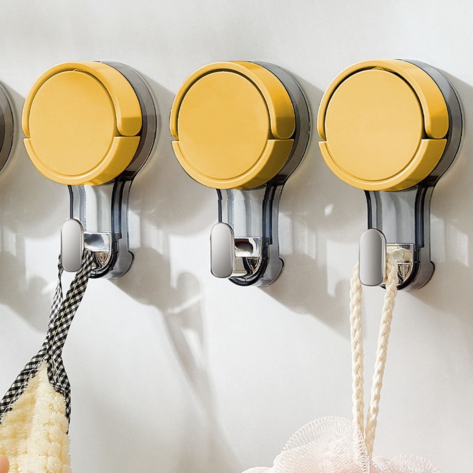 AuroraX Removable Suction Cup Hooks Wall Hooks for Hanging,Rust ...