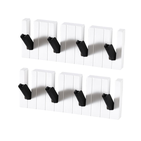 AuroraX Rust Resistant Adhesive Hooks Wall Hooks for Hanging,2 Pcs ...