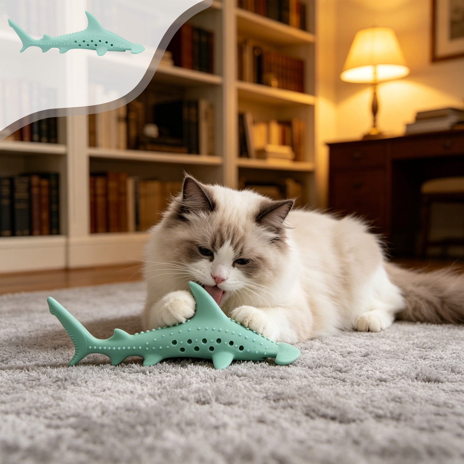 AuroraX Silicone Cat Chew Toy Fish Catnip Fish Toy for Cats Catnip ...