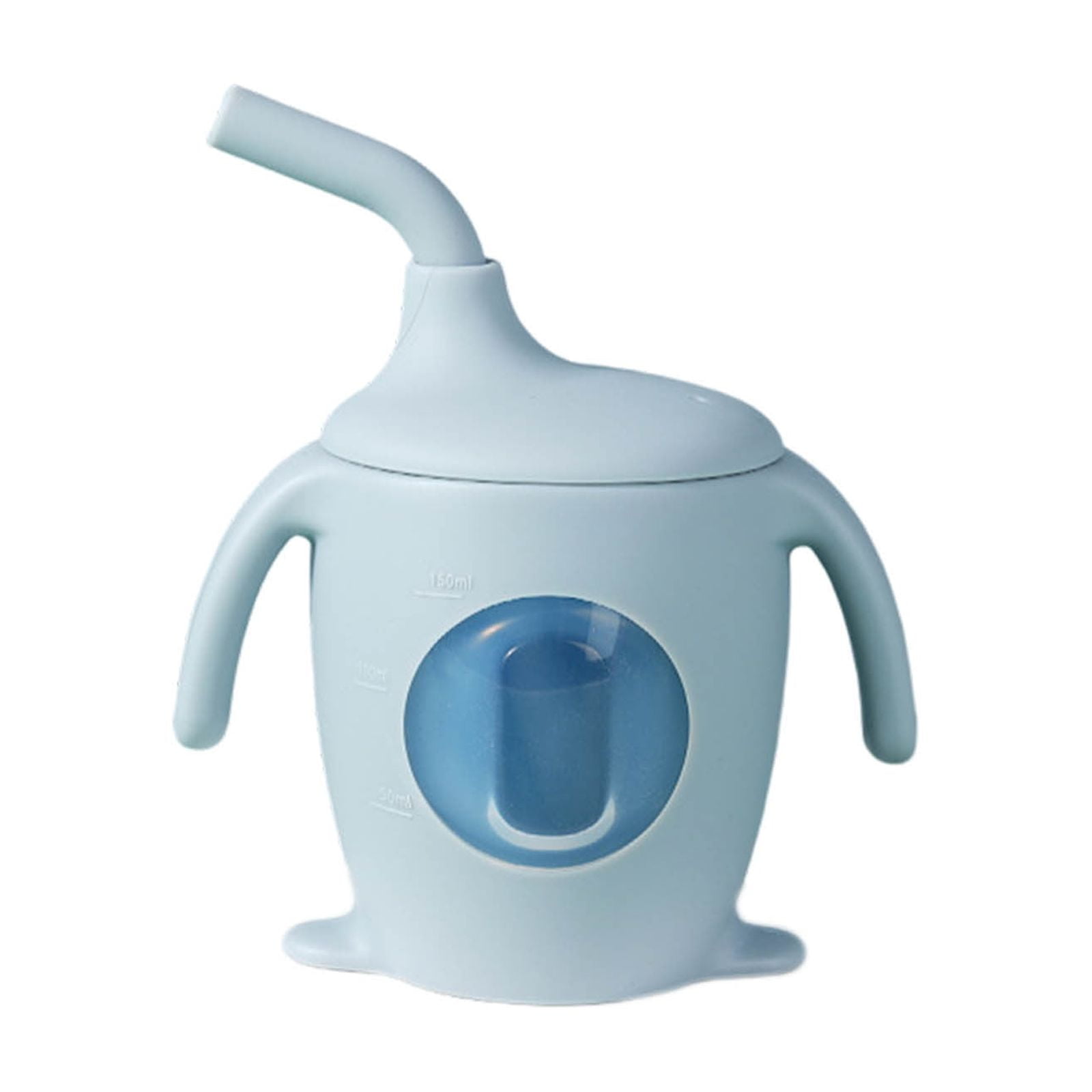 AuroraX Sippy Cups for Toddlers 1 - 3 no spill - 6oz Transparent Sippy ...