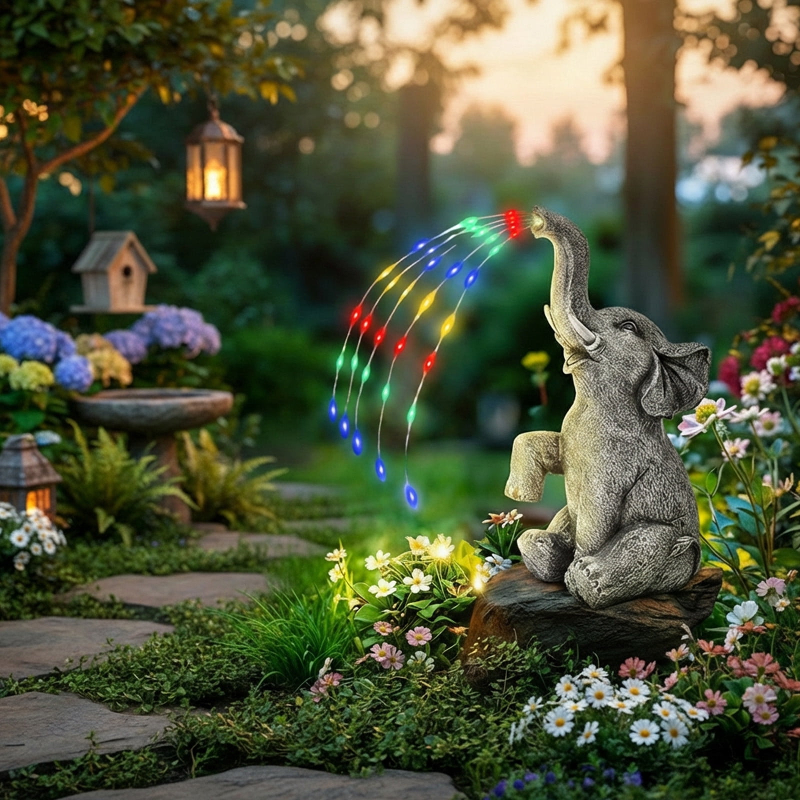 AuroraX Solar Lights Outdoor Lights,Waterproof Outdoor Lights ...