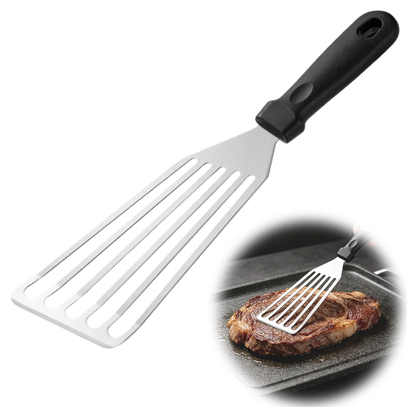 AuroraX Stainless Steel Barbecue Spatula Outdoor BBQ Turner Heat ...