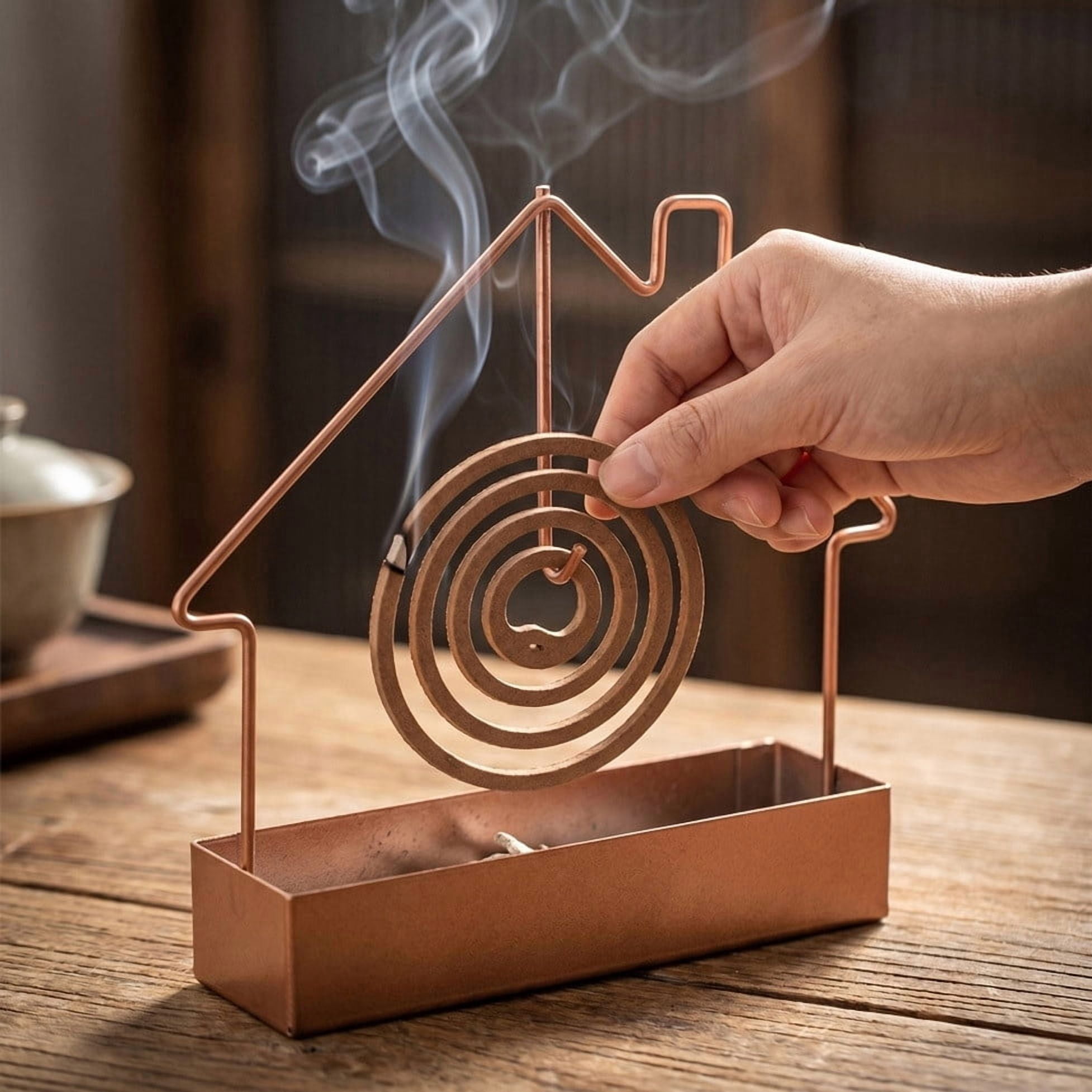 AuroraX Standing Mosquito Coil Holder Mosquito Coil Burner Stand ...