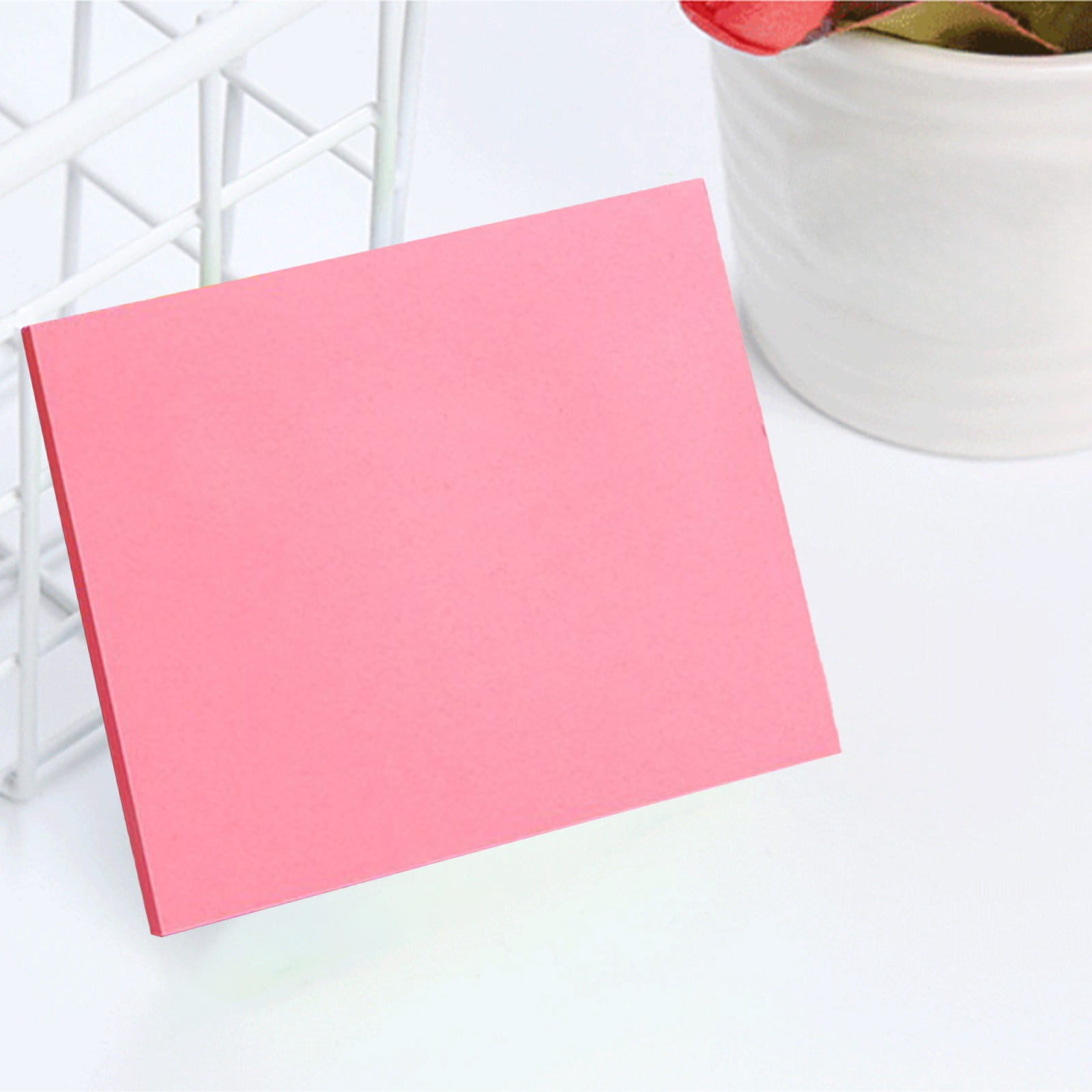AuroraX Sticky Notes 3x3, 100-Sheets Blank Self-Stick Pads Super ...