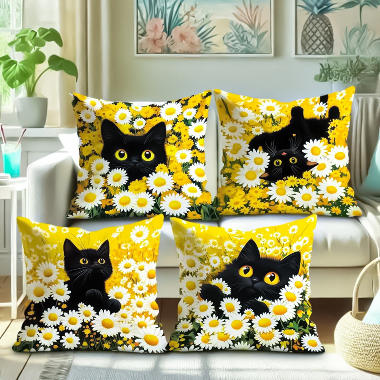 AuroraX Throw Pillow Covers 18x18 in Decorations for Couch,Personalized ...