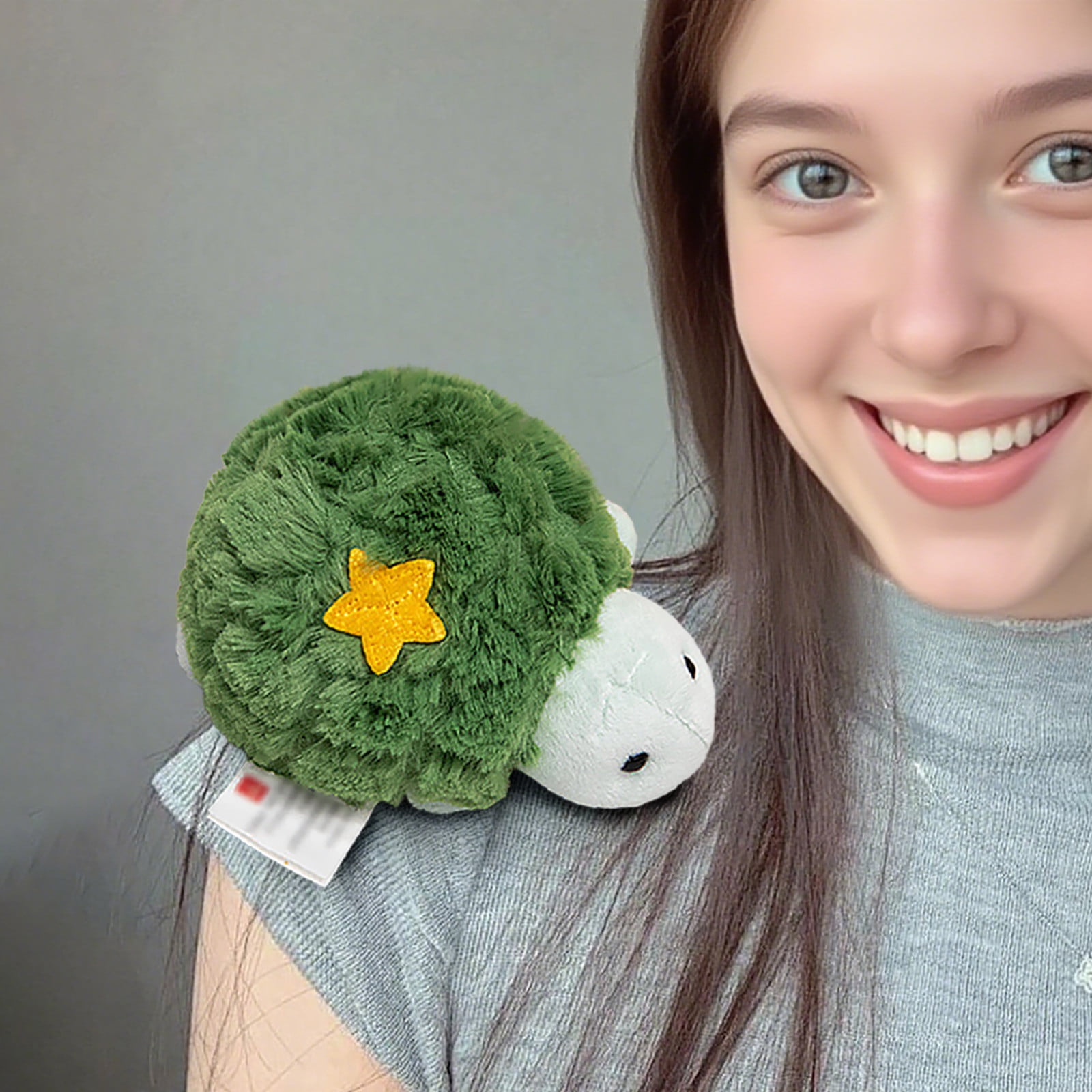 AuroraX Turtle Stuffed Animals Soft Mini Cute Magnetic Shoulder Plushie ...