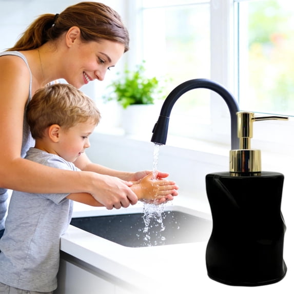 AuroraX Twisted Shape Soap Dispenser Distorted Lotion Pump Bottle ...