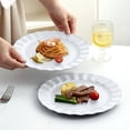 AuroraX Unbreakable Dinner Plates Set Small Appetizer Plates Everyday ...