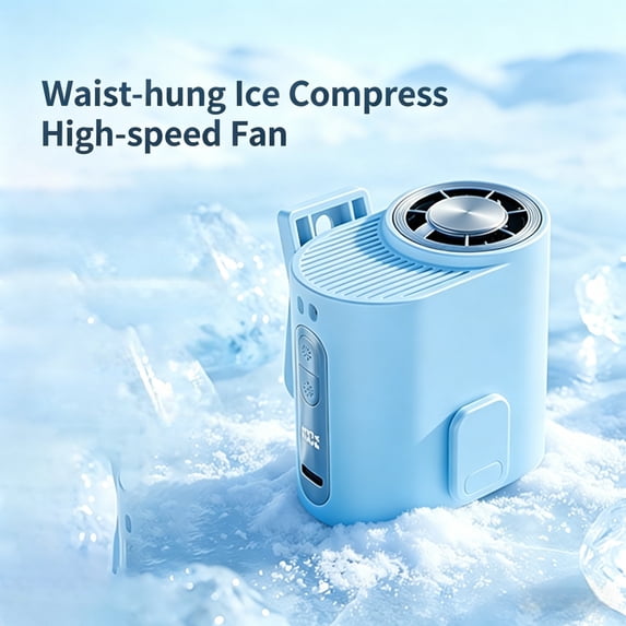 AuroraX Waist Fan for Construction Clip On Fan Portable Mini 360 ...