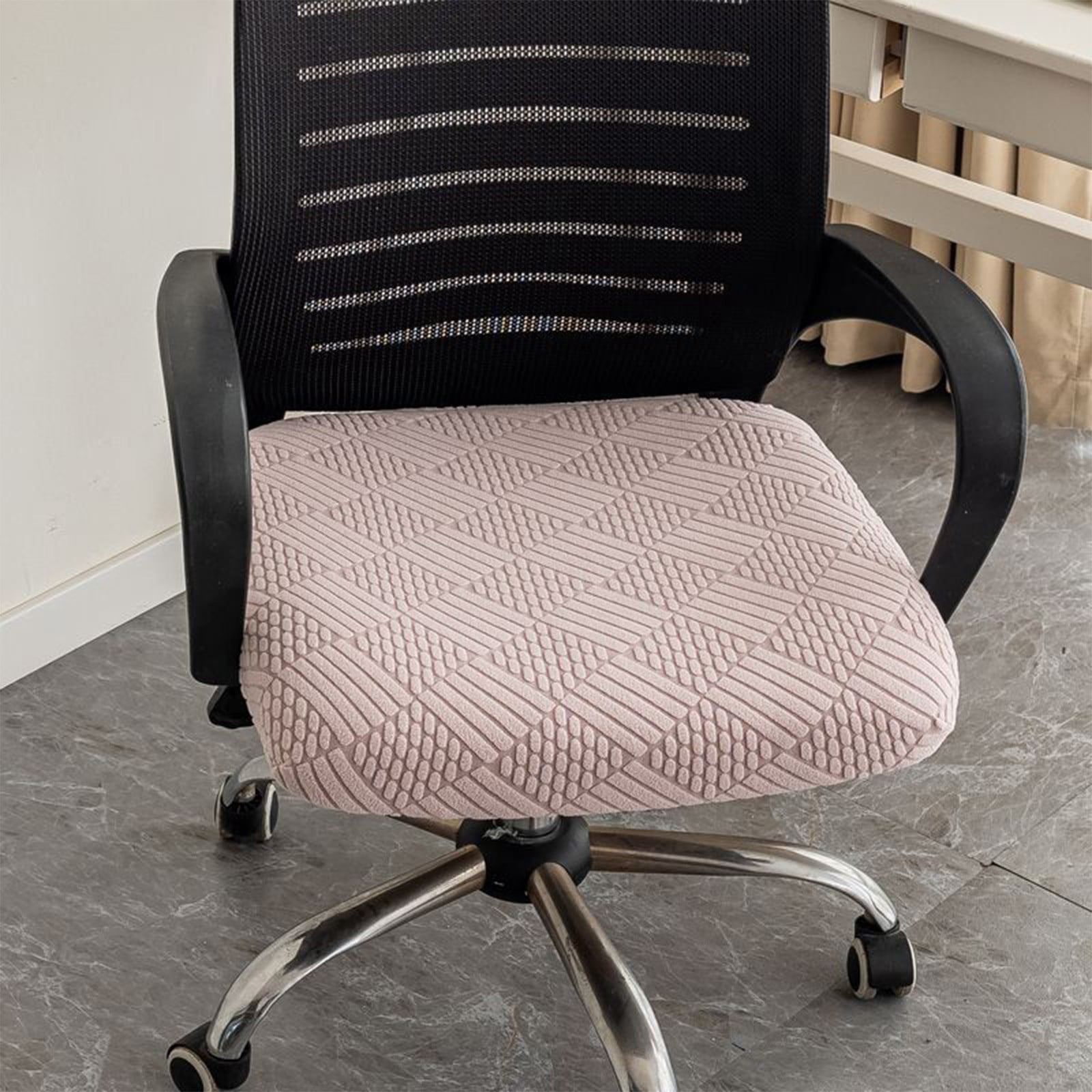AuroraX Washable Desk Chair Cover Office Seat Slipcover Waterproof Non ...