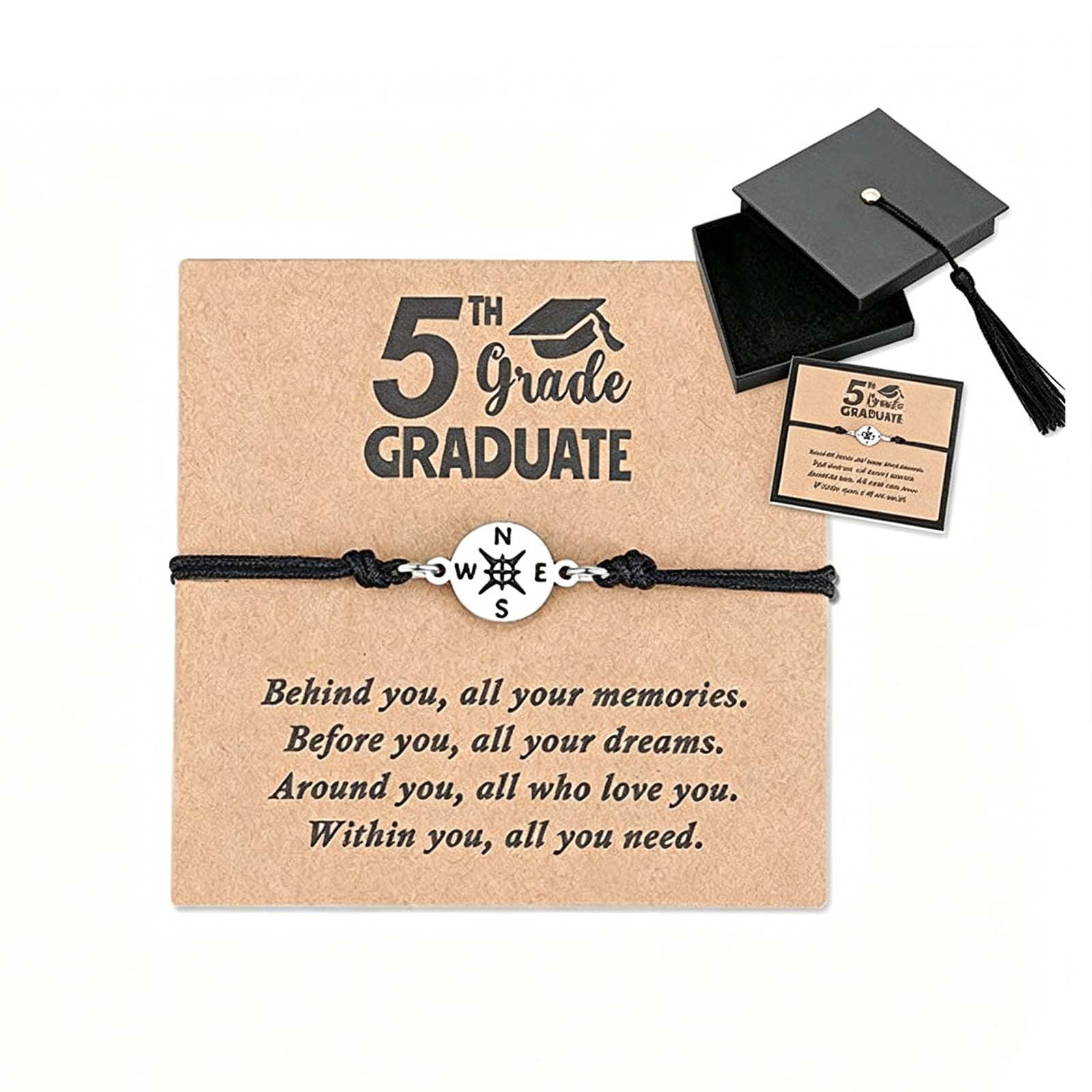 Aurorax Graduation Bracelets Graduation Gifts for Him/Her Card Included ...