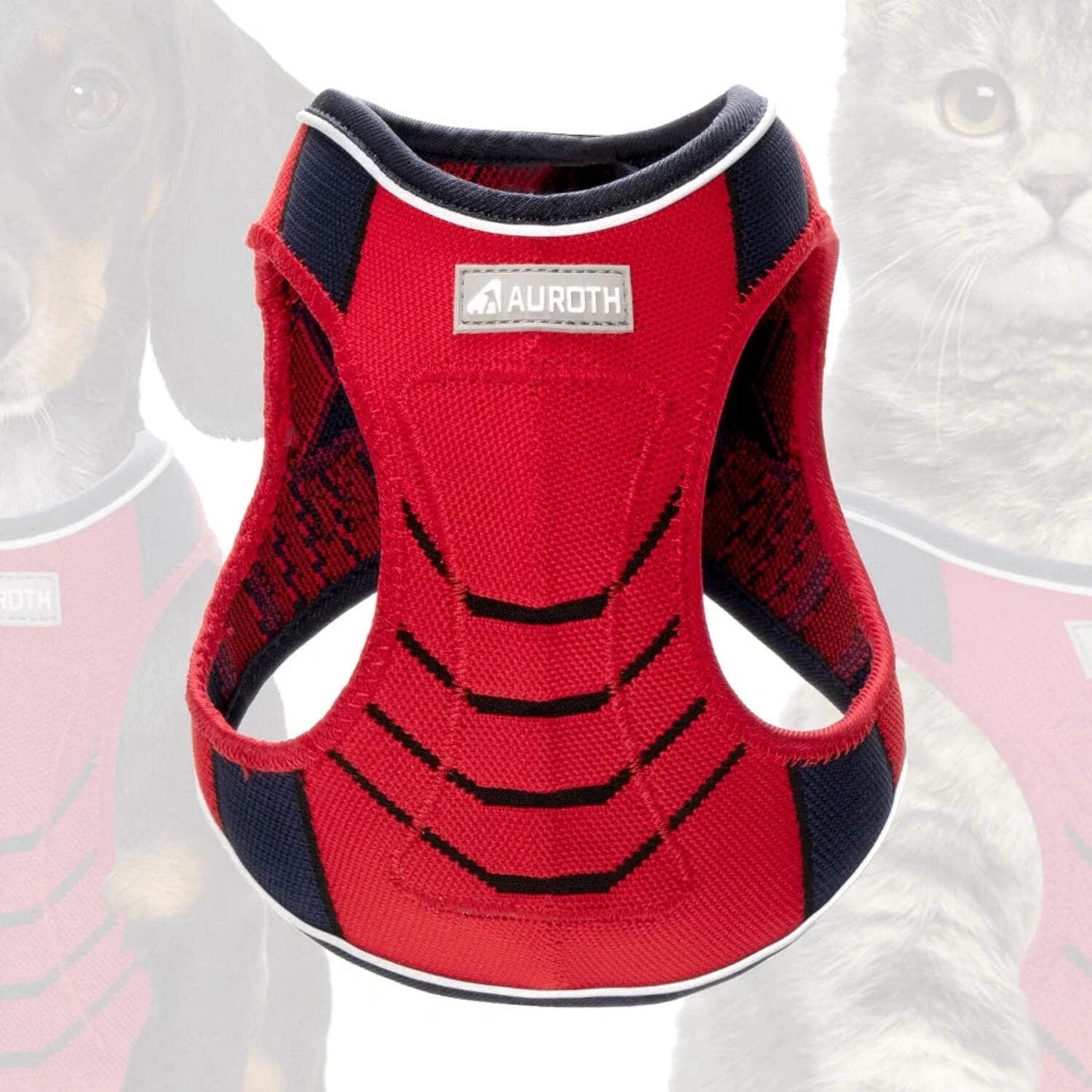 Auroth Dog Harness - Lite Series Step-in Dog Harness Cat Harness - Red ...