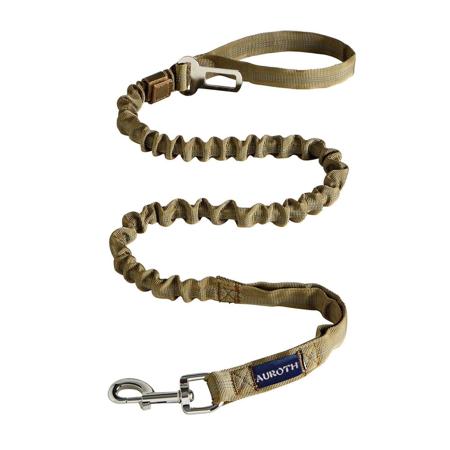 Auroth Double Handle Dog Leash, 6ft, Tactical Training, Bungee ...