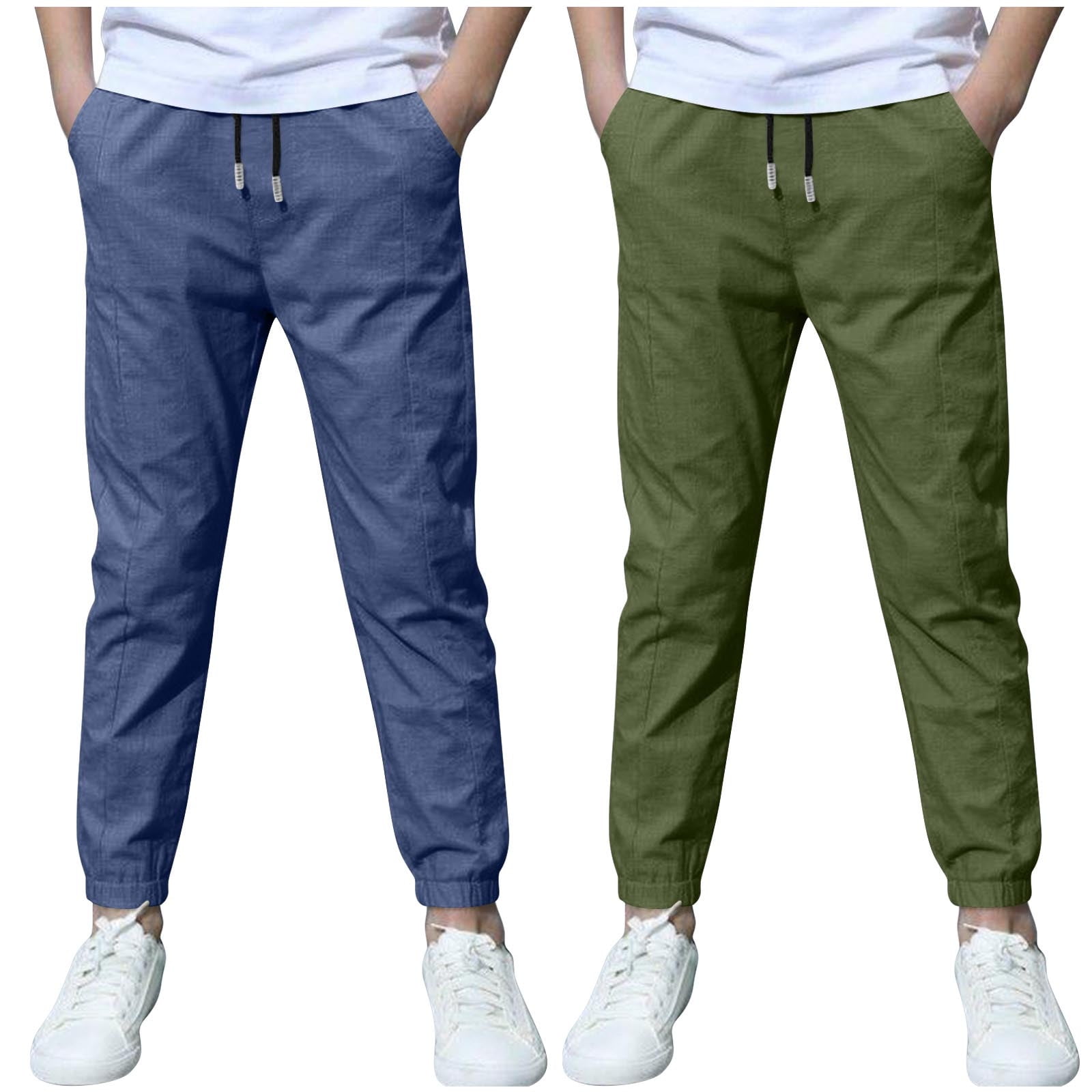 Auroural 2PC Boys Pants Size 10 Boys' Solid Color 2PC Pants Casual ...