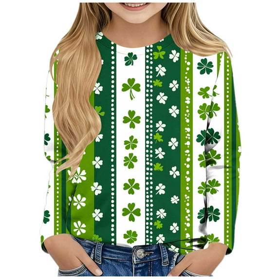 Auroural 5T Girls Clothes 5T Girls Shirts Long Sleeve Children's St ...